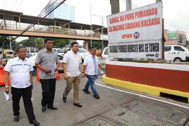 DPWH opened two addition vehicular lanes and flood control project