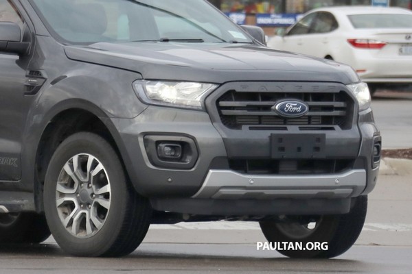 [Spy shots] Ford Ranger T6 WildTrak 2019 facelift caught in the US