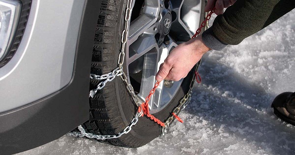 Properly install tire chains for your car with 9 easy steps