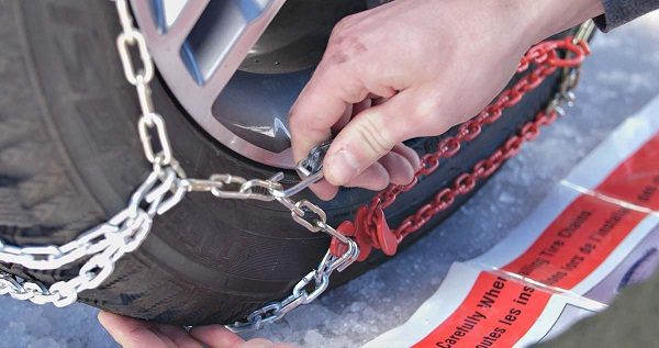 Properly install tire chains for your car with 9 easy steps