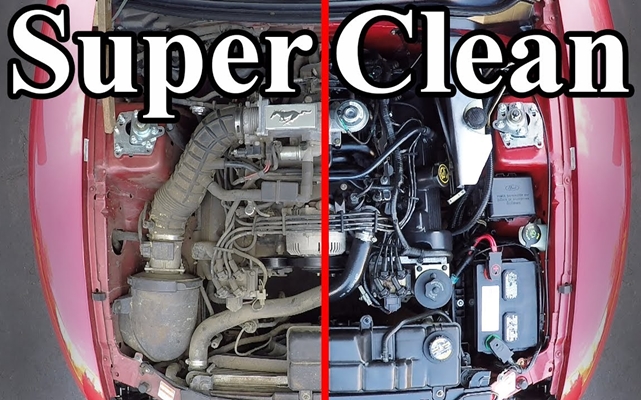 8 steps to DIY clean car engine bay
