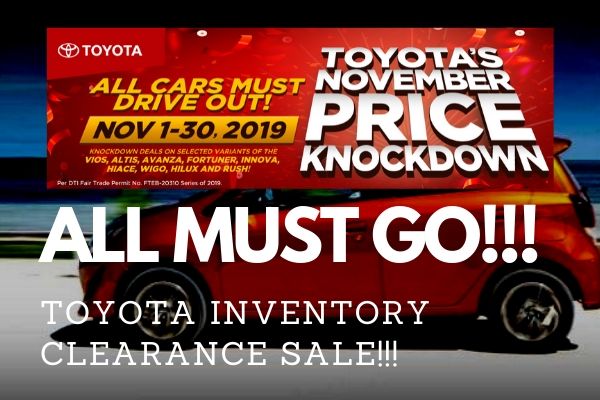 ALL CARS MUST GO with Toyota's November Price Knockdown!