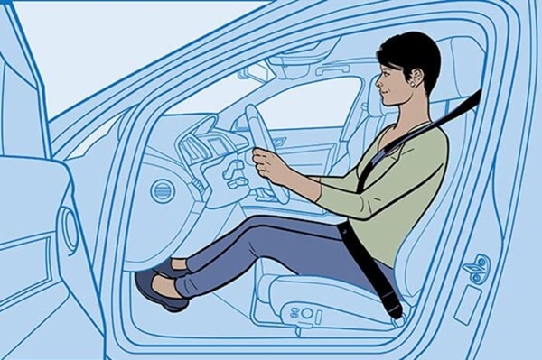 This is how you will have a proper position while driving