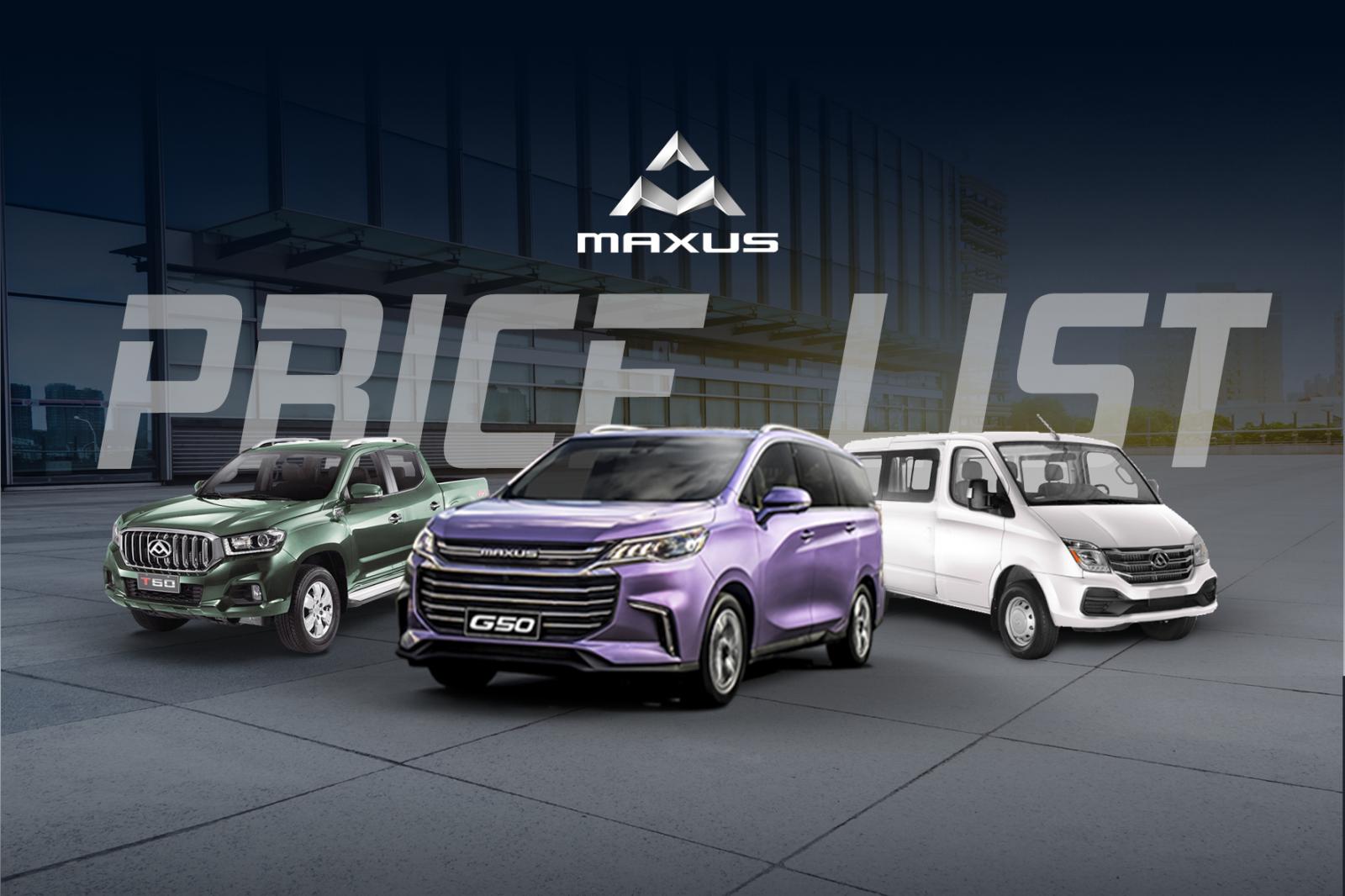 Maxus car price & Best Car Promos for Maxus Philippines 2023