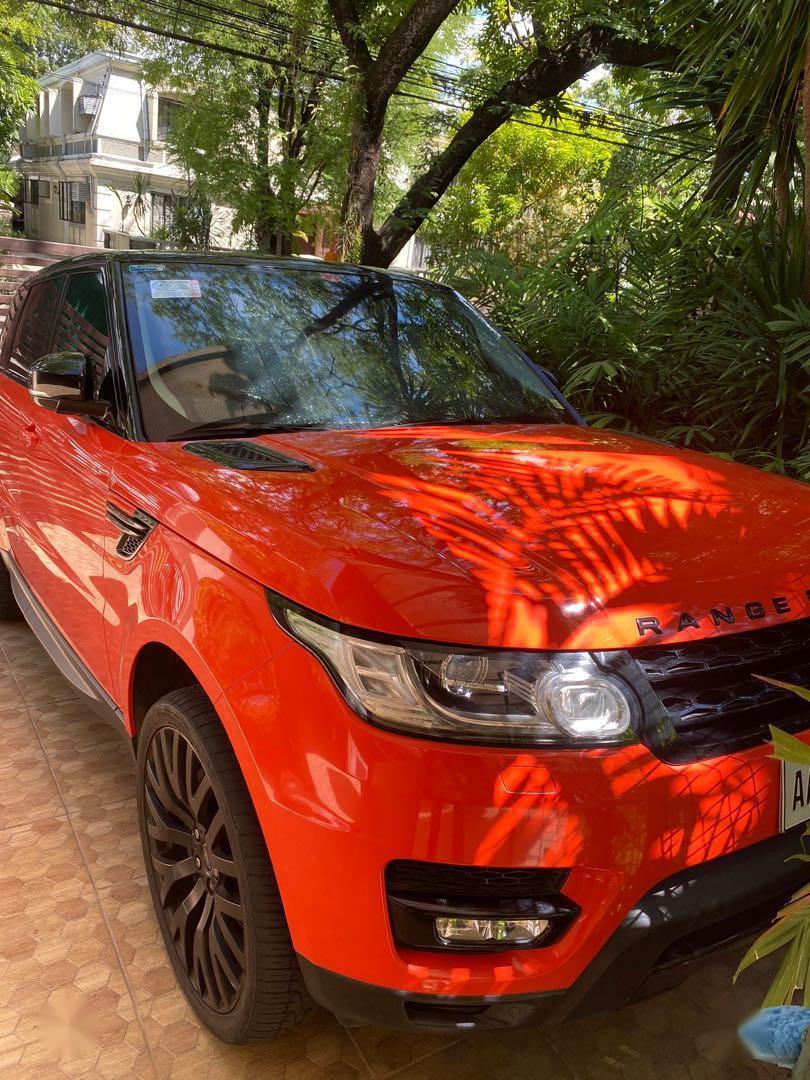 Orange And Black Range Rover 2013