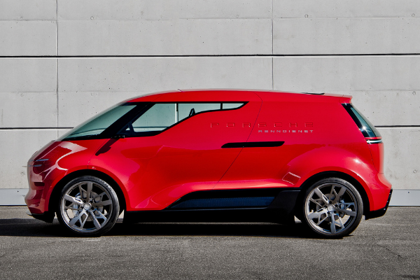 We never imagined a world with a Porsche minivan, yet here we are