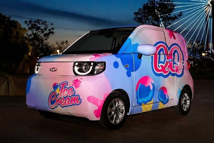 Remember the Chery QQ? It now has a tiny EV version called Ice Cream