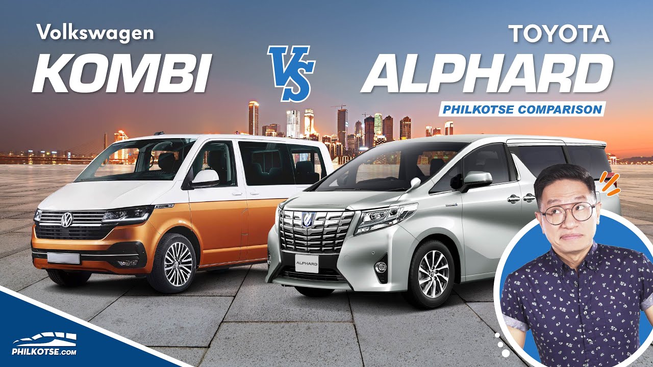 Volkswagen Multivan Kombi vs. Toyota Alphard Comparison | Philkotse ...