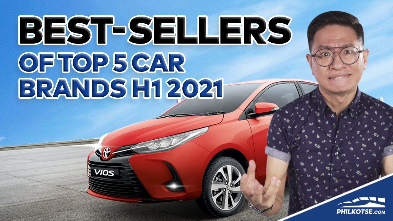 Best-Selling Cars of Top 5 Brands in the Philippines (H1 2021 ...