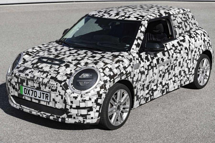 2023 Mini 3-door hatch spotted out in the open