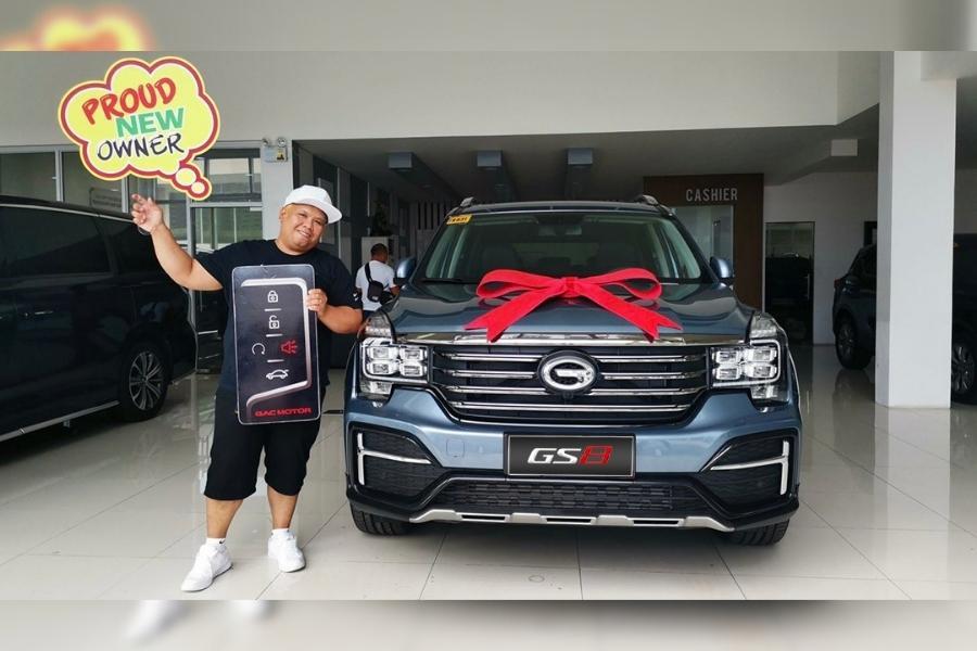 GAC Motor PH turns over all-new GS8 SUV to lucky raffle winner