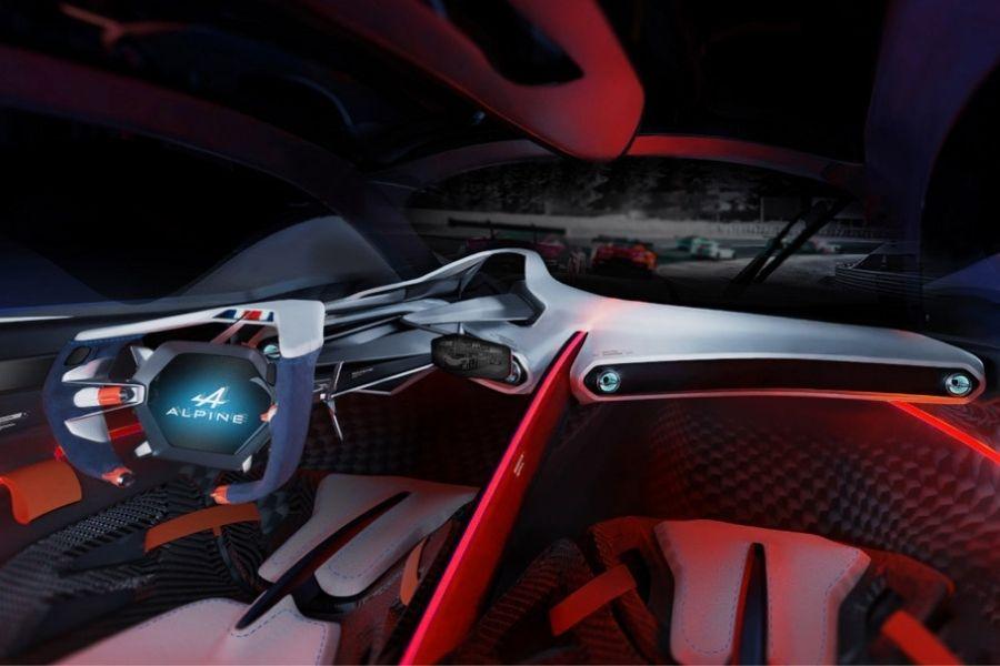 Alpine A4810 is a hydrogen-fueled supercar concept