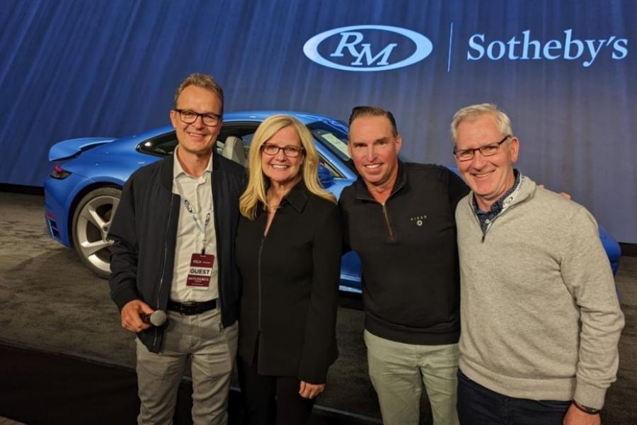 Porsche 911 based on Sally from Cars movie auctioned for P202 million