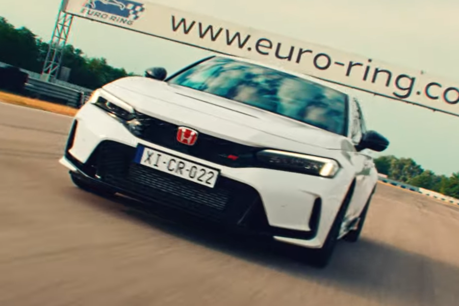 F1 champ Verstappen takes all-new Honda Civic Type R to track