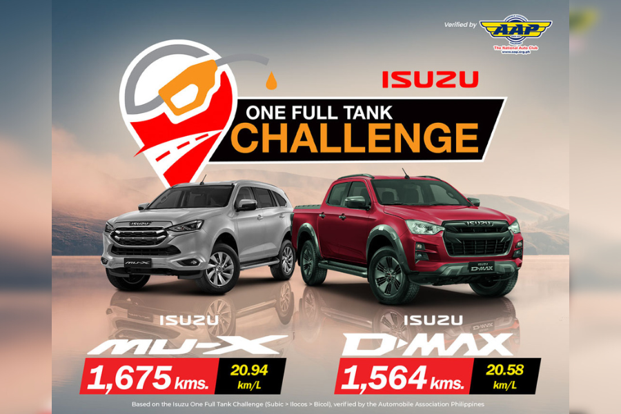 All-new Isuzu D-Max, mu-X can get 21 km/l in one full tank