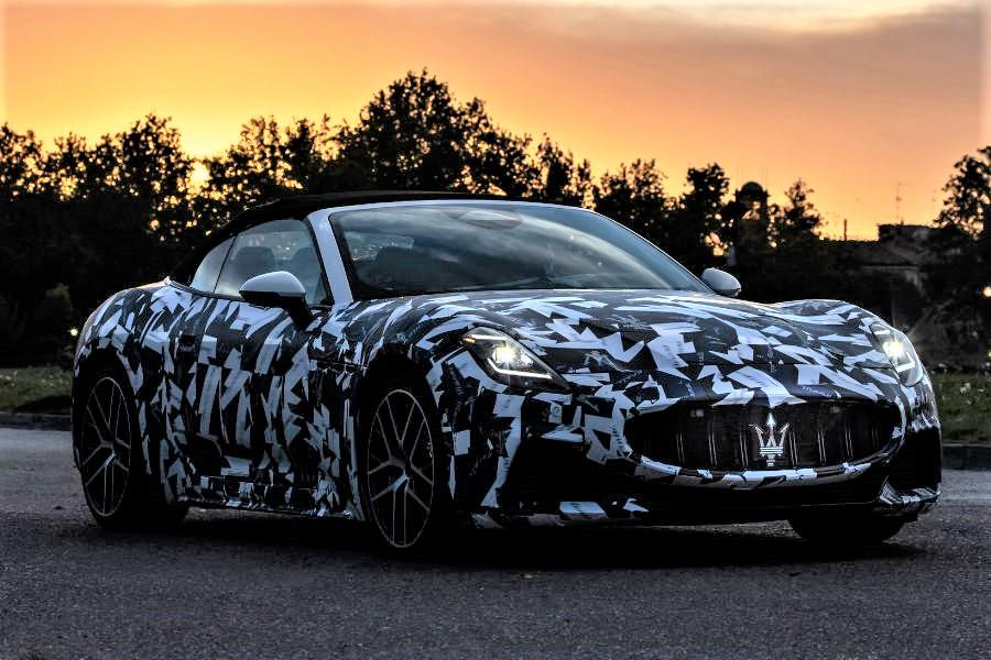 2023 Maserati GranCabrio prototype previewed with first official images