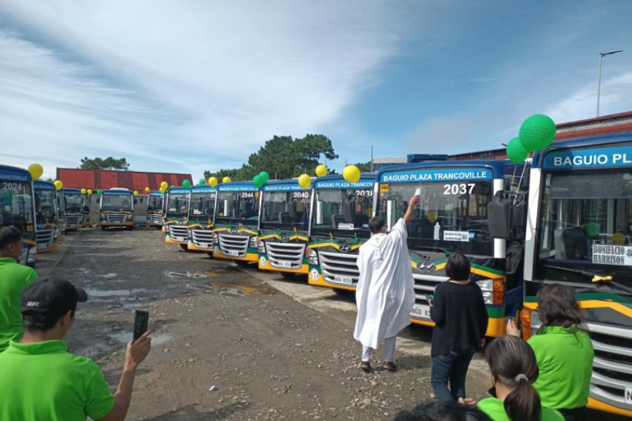 Baguio City receives 31 Hyundai HD50S Modern PUVs