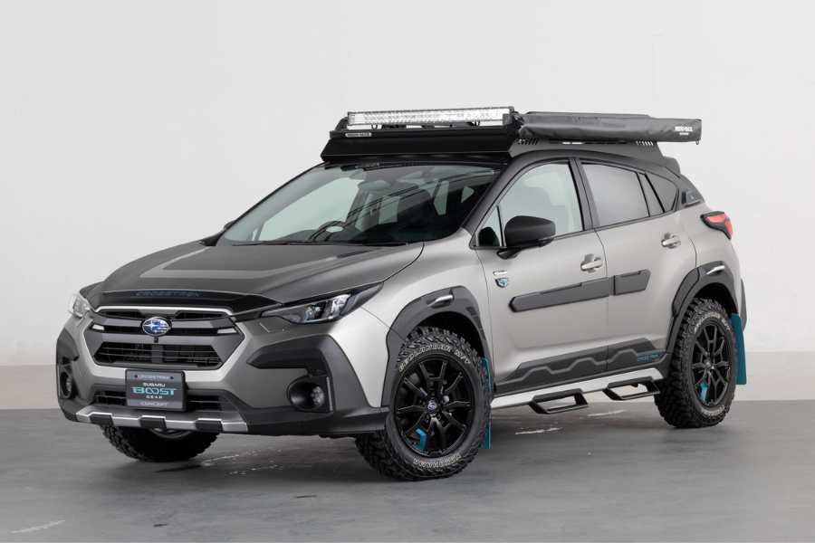 Subaru reveals new images of Crosstrek, Rex Boost Gear concepts