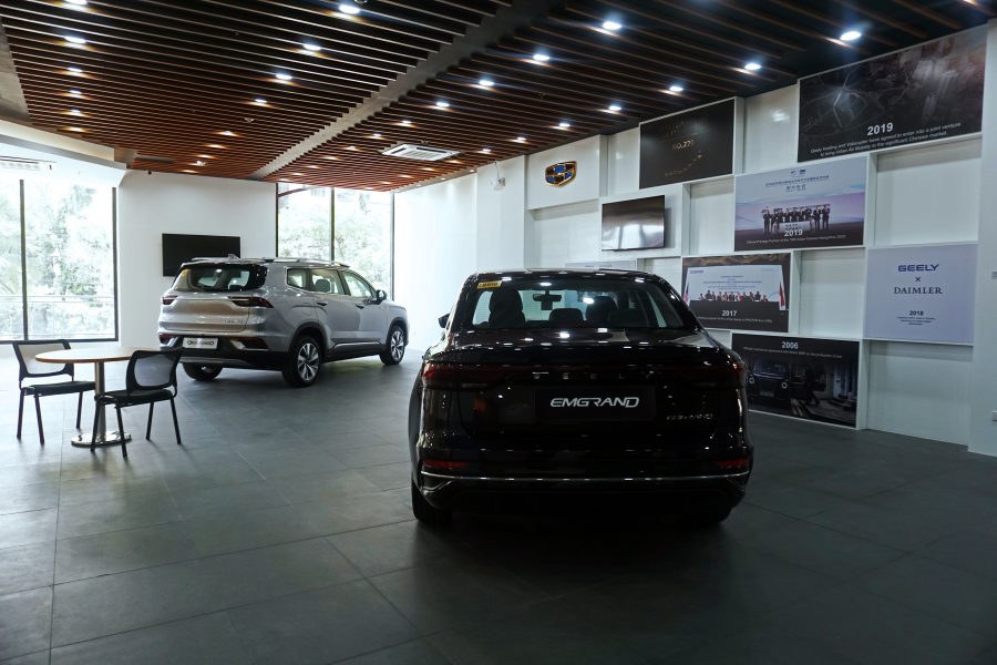 Geely opens new in-mall store at Ayala Malls the 30th in Pasig City