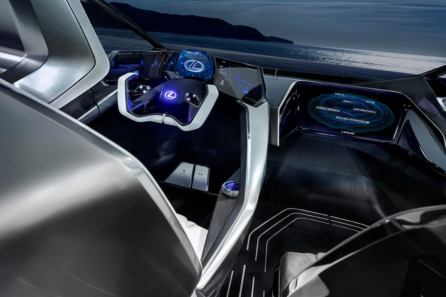 Lexus LF-30 concept car on display at Mitsukoshi mall in BGC