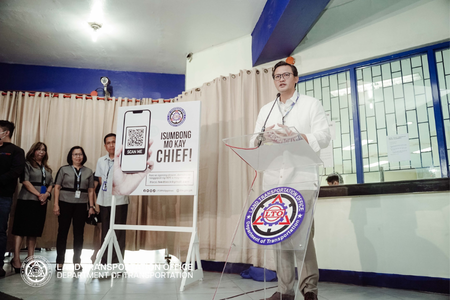 LTO’s online complaint platform ‘Isumbong Mo Kay Chief’ now active