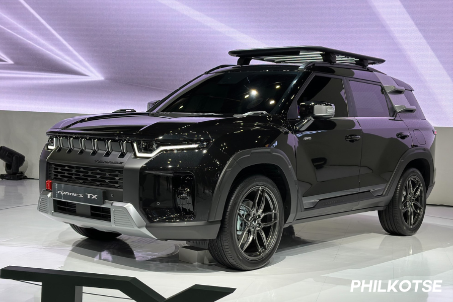 KG Mobility showcases models at the 2023 Seoul Mobility Show