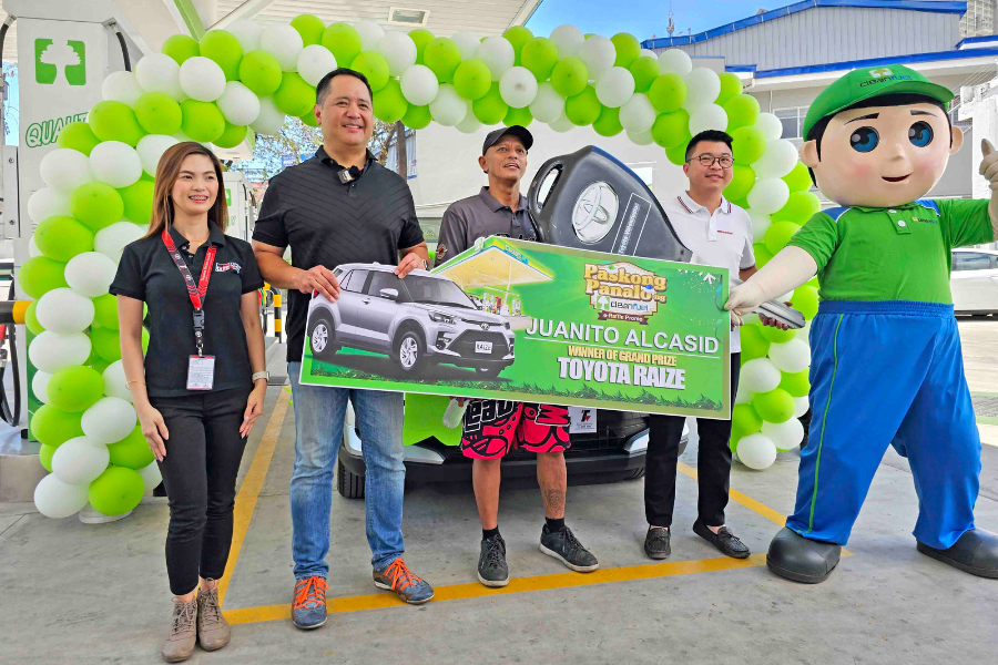 Jeepney driver wins brand-new Toyota Raize in Cleanfuel’s raffle promo