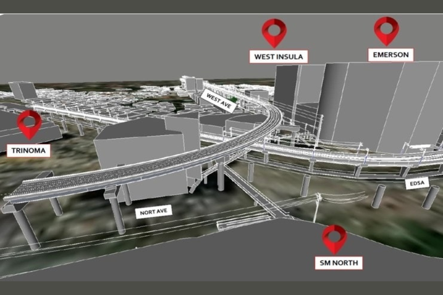 MRT-7 elevated turnback guideway to make room for walkways, bike lanes