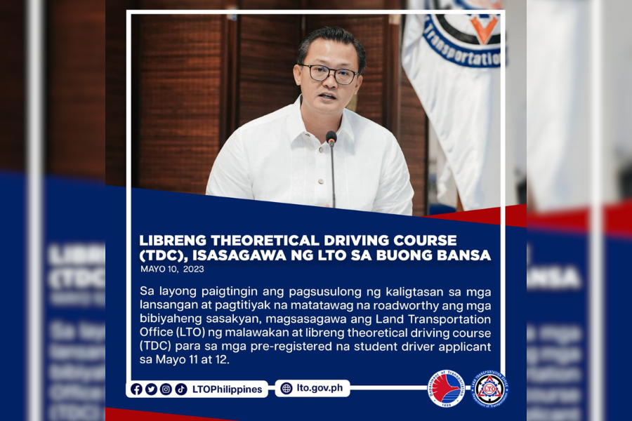 LTO holds free theoretical driving course nationwide