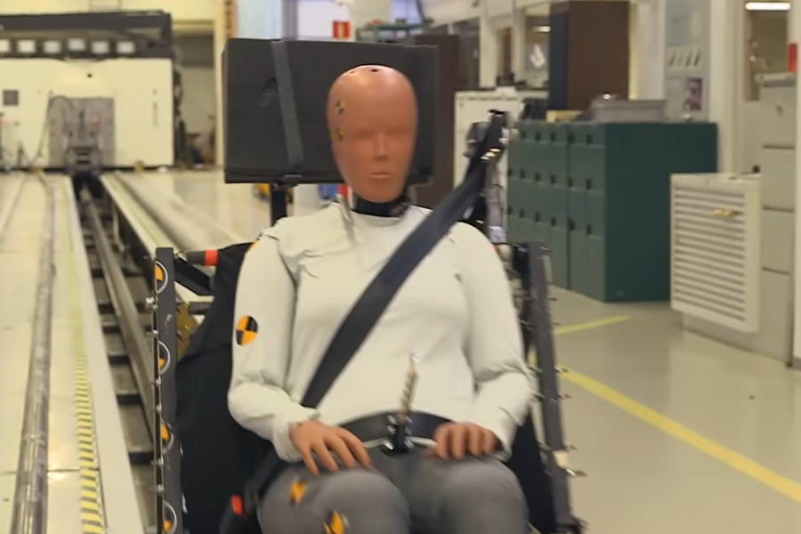 Dr. Astrid Linner wins WWCOTY award for first female crash-test dummy