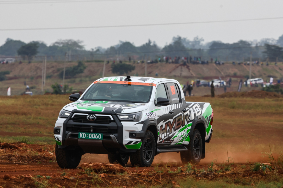 Toyota Hilux MHEV completes rally test run in Africa