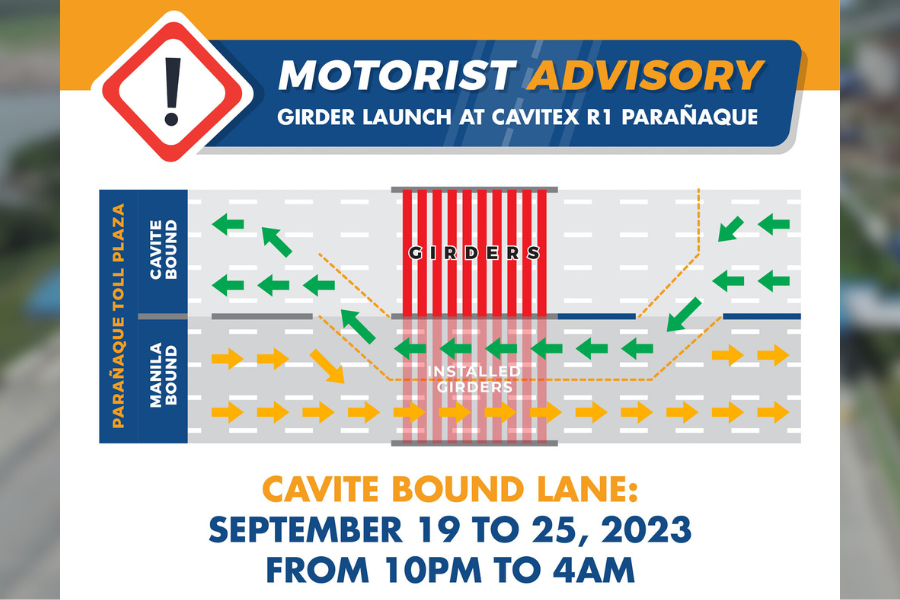 CAVITEX to implement counterflow scheme on toll plaza next week