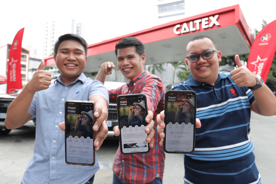 Caltex PH turns over three Ford Rangers to promo grand prize winners