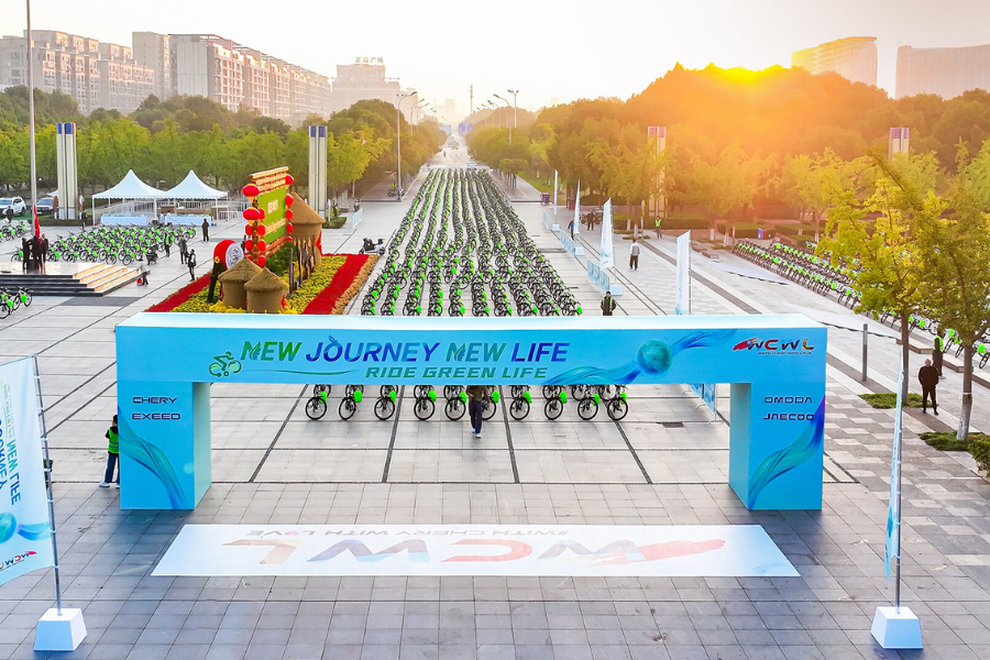 Omoda holds low-carbon travel charity event in China