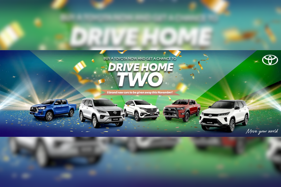 Toyota PH is giving out five vehicles for free this November