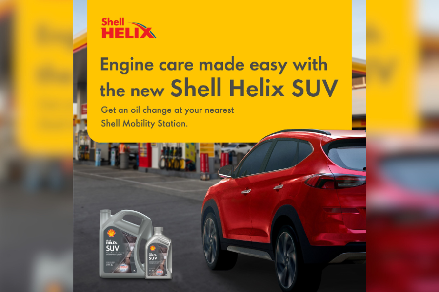 Shell Helix engine oil helps your car to run in tip-top shape