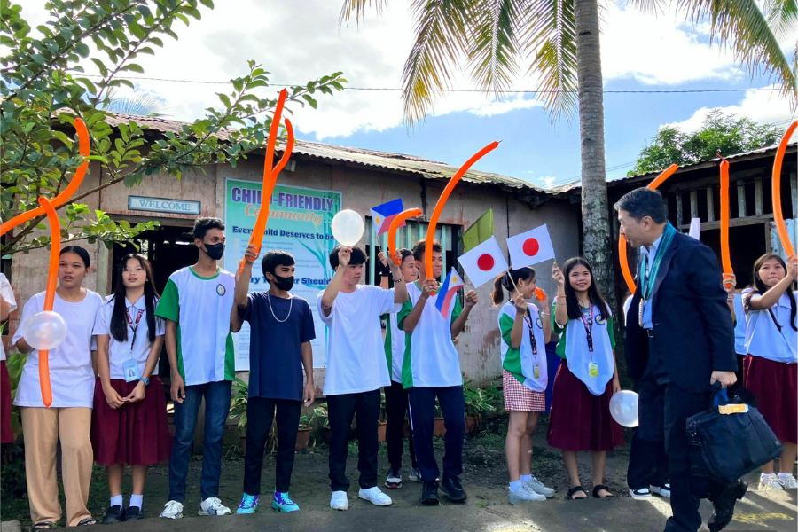 Mitsubishi, World Vision Japan donates high school building in Samar
