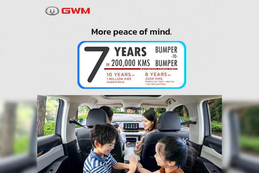 Great Wall Motor PH launches7-year warranty for entire lineup