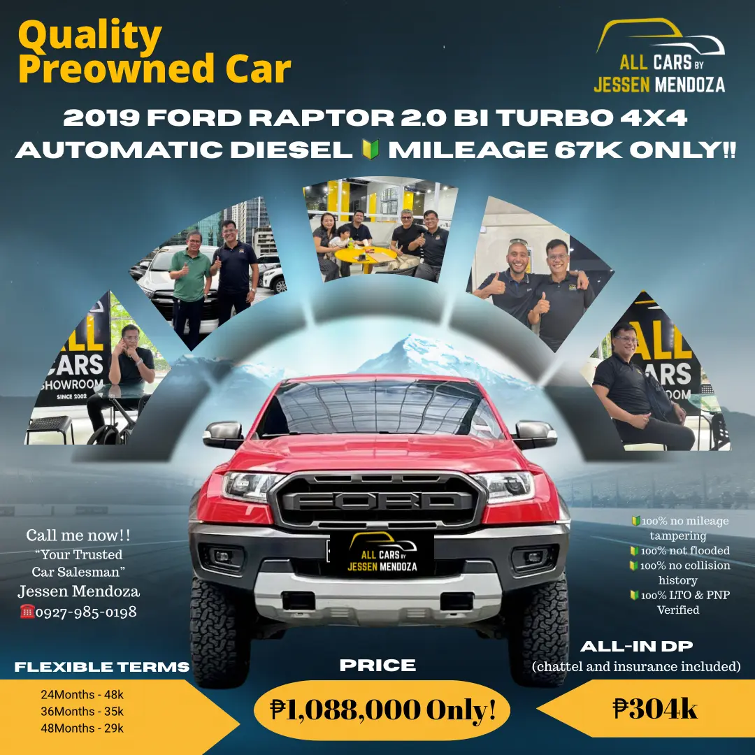 Buy Used Ford Ranger Raptor 2019 for sale only ₱1088000 - ID873945