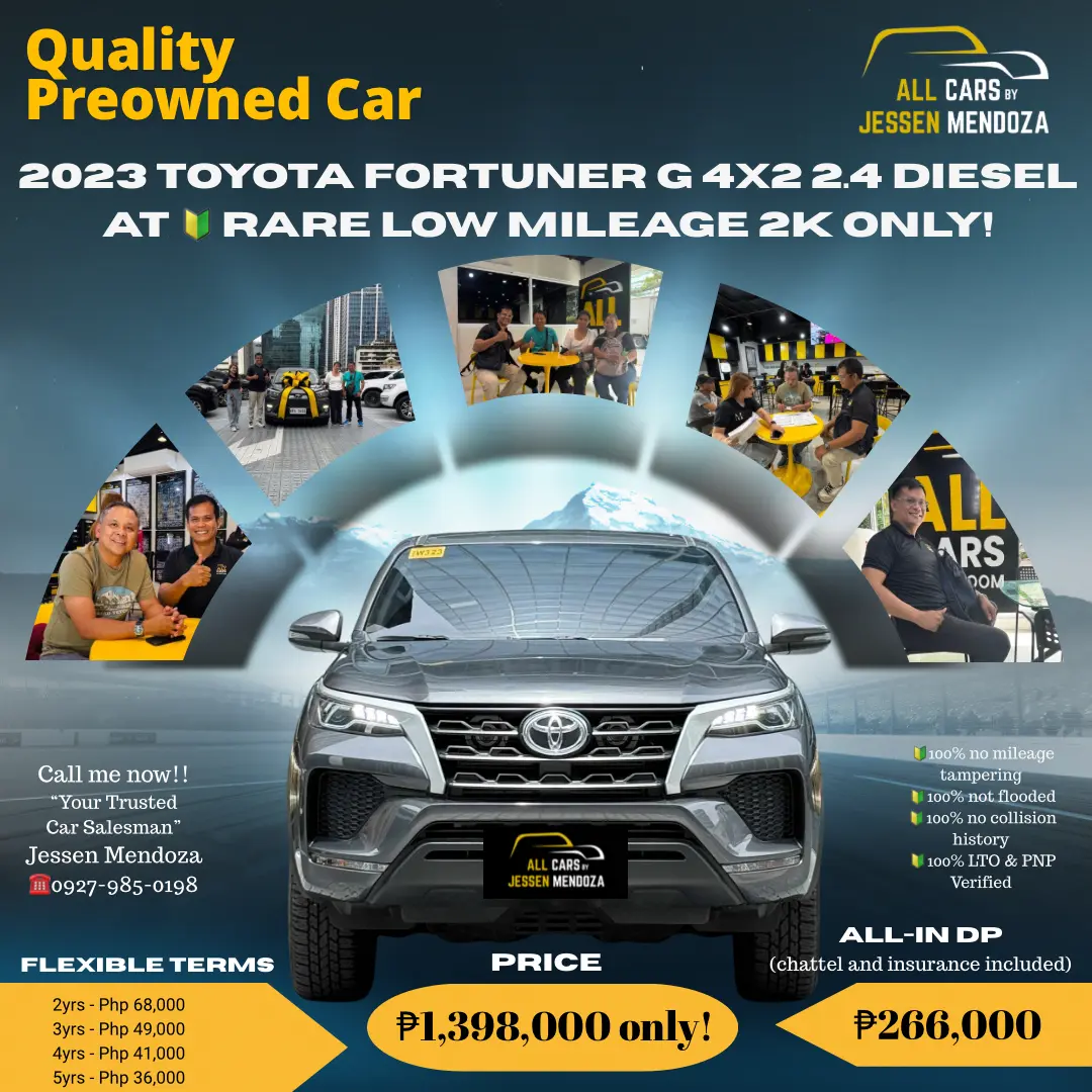 Buy Used Toyota Fortuner 2023 for sale only ₱1398000 - ID876186