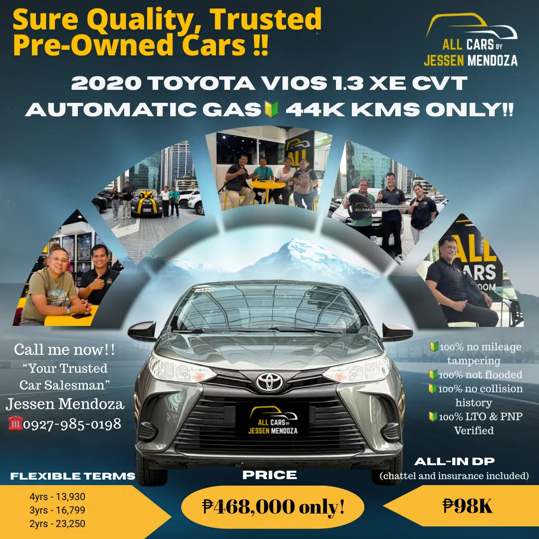 Buy Used Toyota Vios 2020 for sale only ₱468000 - ID877283