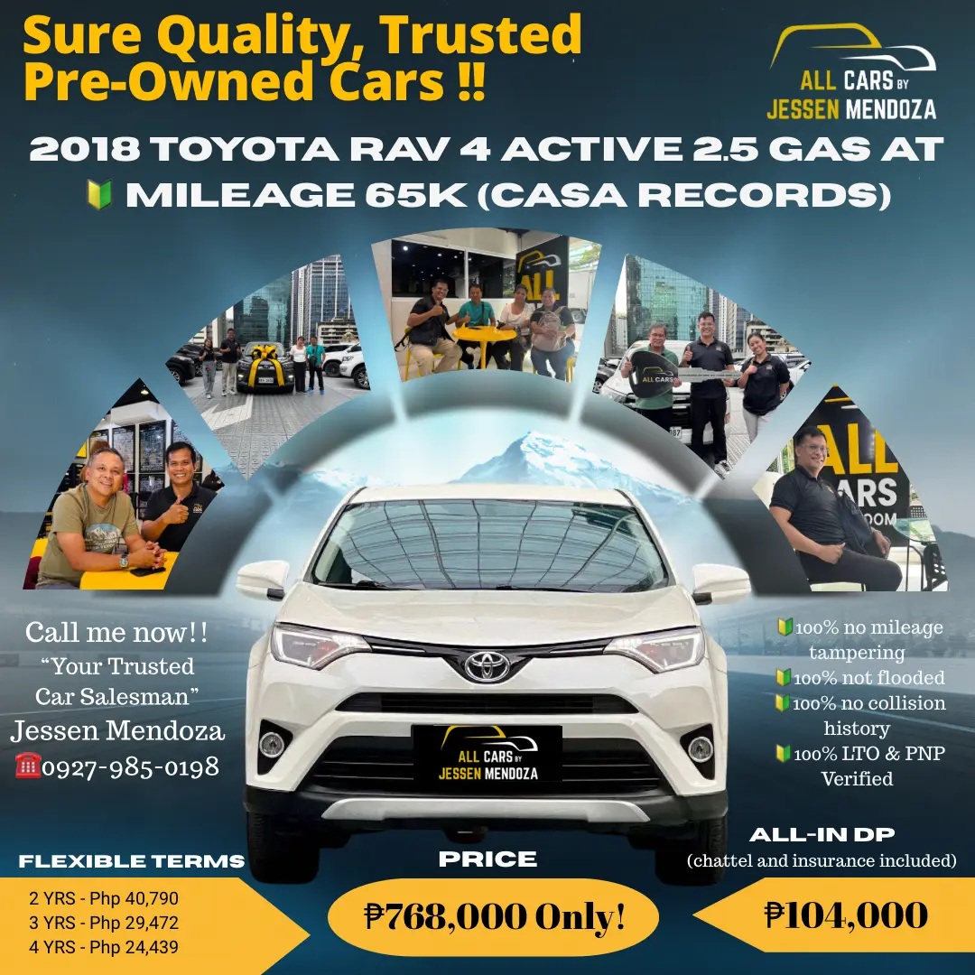 Buy Used Toyota RAV4 2018 for sale only ₱768000 - ID877269