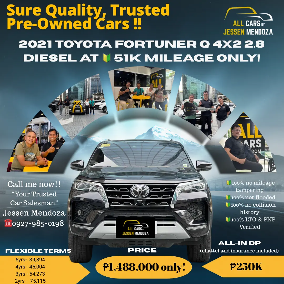 Buy Used Toyota Fortuner 2021 for sale only ₱1488000 - ID877561