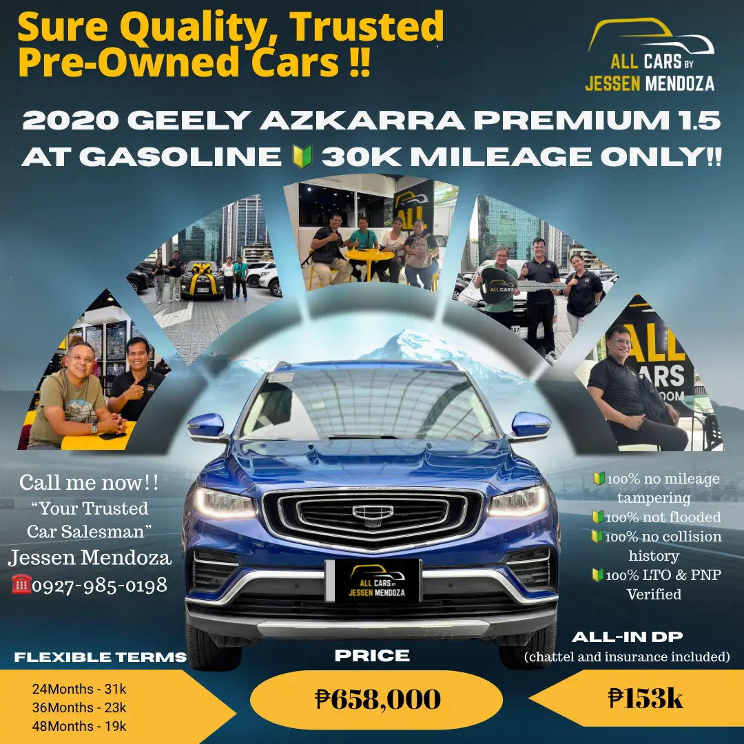 Buy Used Geely Azkarra 2020 for sale only ₱658000 - ID877677