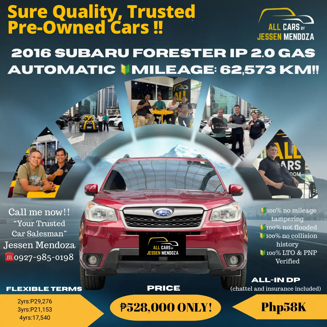 Buy Used Subaru Forester 2016 for sale only ₱528000 - ID877924