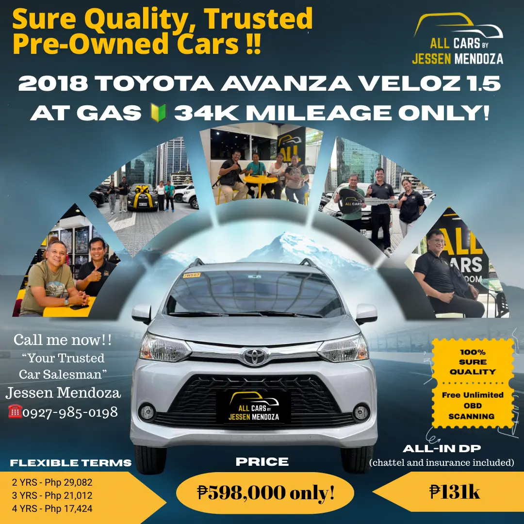 Buy Used Toyota Avanza 2018 for sale only ₱598000 - ID878038