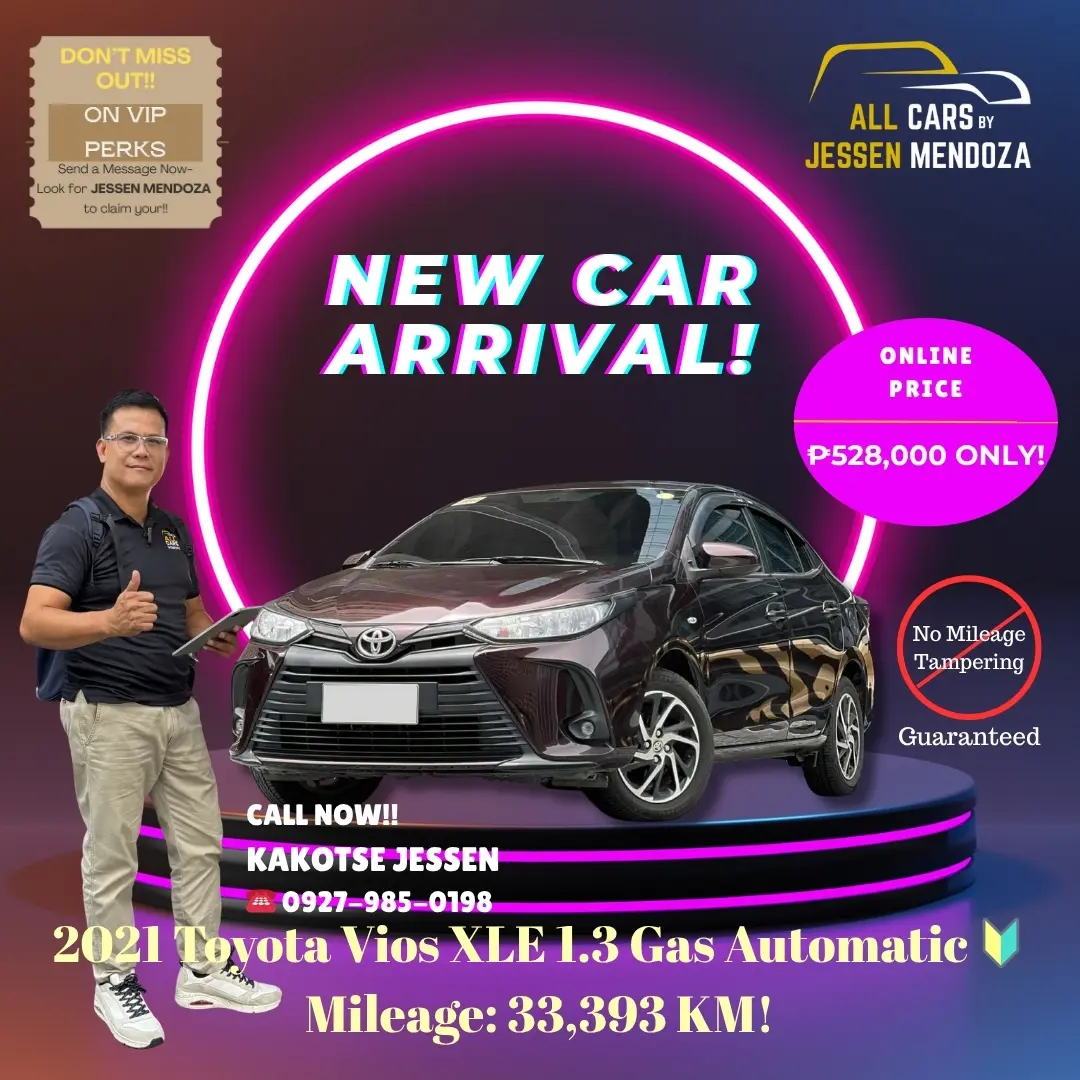 Buy Used Toyota Vios 2021 for sale only ₱528000 - ID879612