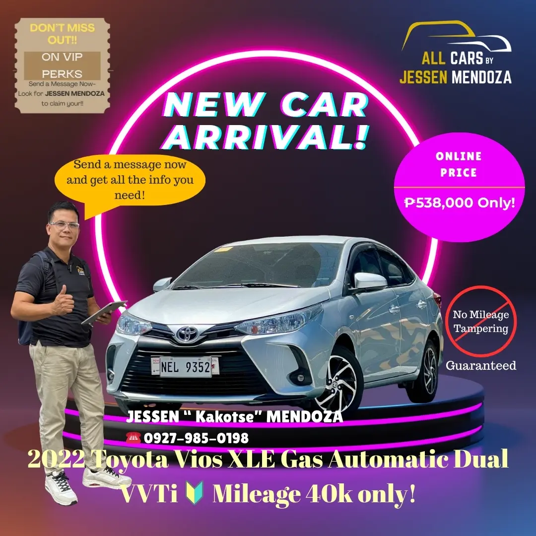 Buy Used Toyota Vios 2022 for sale only ₱538000 - ID879767