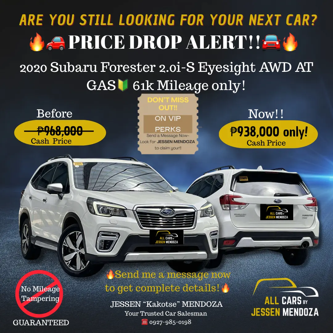 Buy Used Subaru Forester 2020 for sale only ₱968000 - ID879962