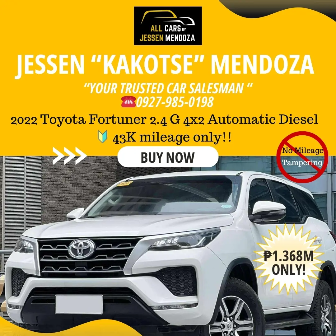 Buy Used Toyota Fortuner 2022 for sale only ₱1368000 - ID880760